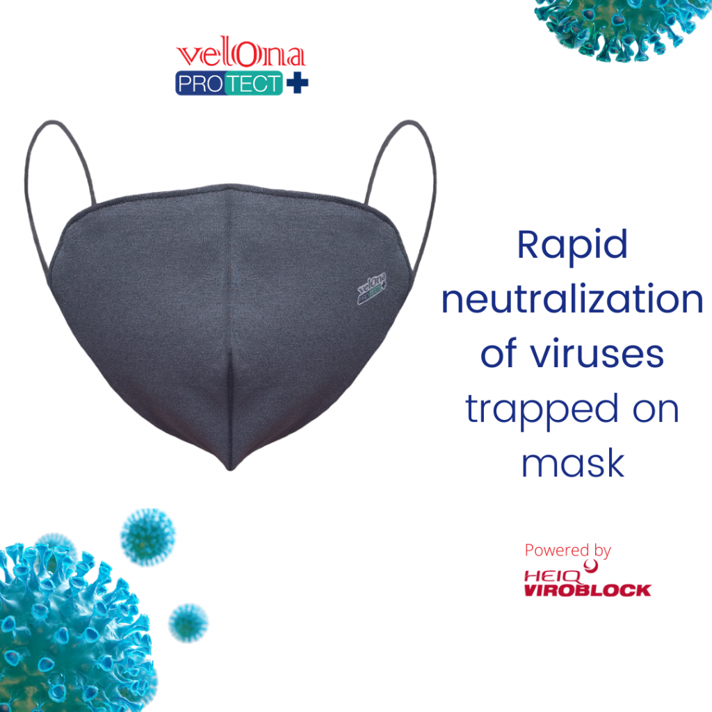 Velona Protect Antiviral Mask – with HeiQ Viroblock Technology – Velona